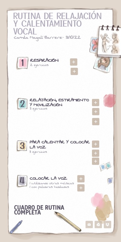 RUTINA DE RELAJACIÓN Y CALENTAMIENTO VOCAL