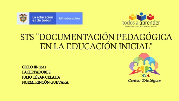 STS ED. INICIAL CICLO III | Genially