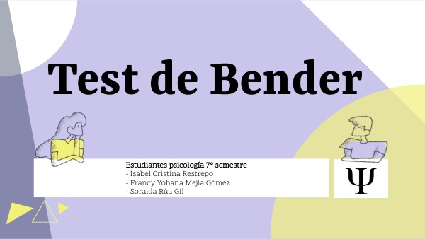 Test de Bender | Genially