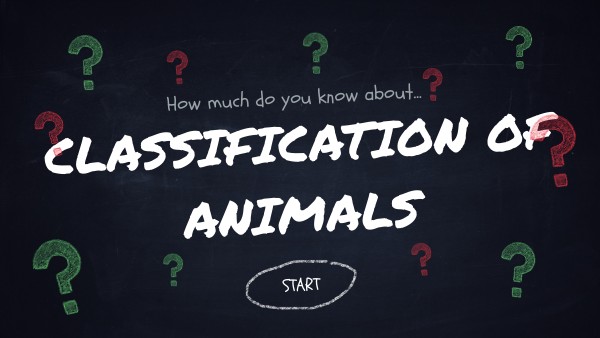 classification of animals | Genially
