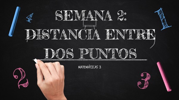 M3 S2 DISTANCIA ENTRE DOS PUNTOS