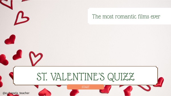 The most romantic films | Genially