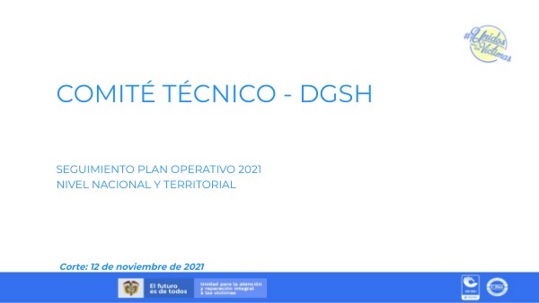 Comité Técnico DGSH - Noviembre | Genially