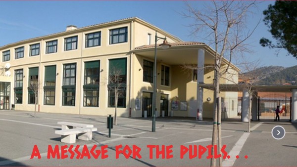 A message for the pupils | Genially