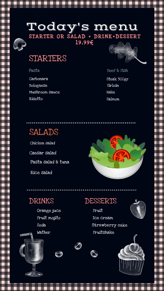 TODAY'S MENU