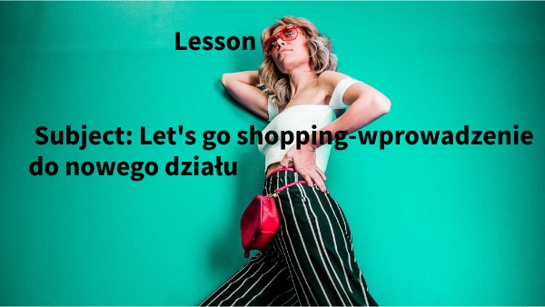 Unit 6 shopping