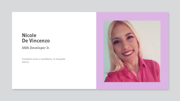 CV - Nicole De Vincenzo | Genially