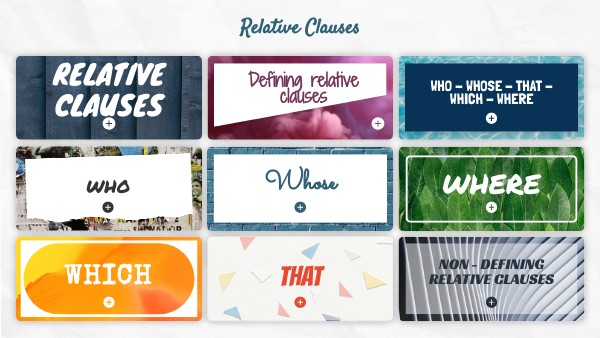 Relative Clauses | Genially