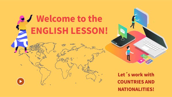 COUNTRIES AND NATIONALITIES LESSON | Genially
