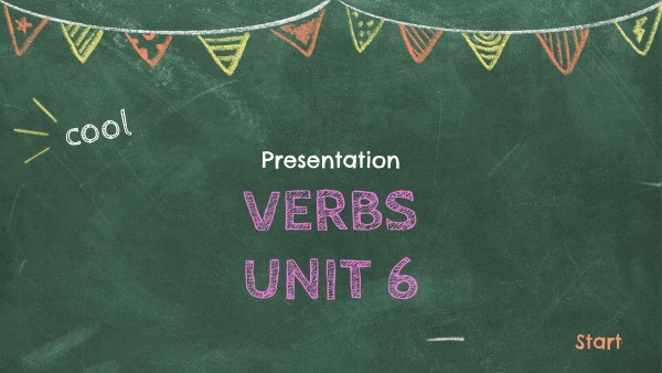 Verbs Unit 6 | Genially