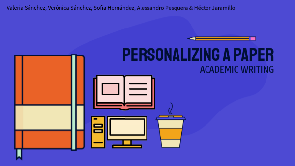 Personalizing a paper