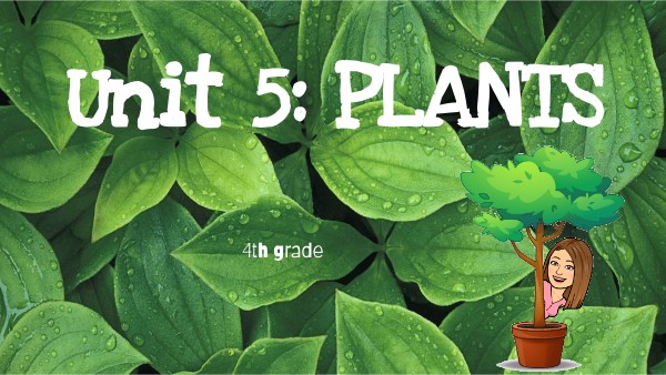 Unit 5: plants