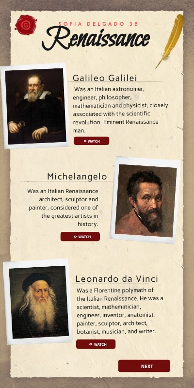 Renaissance | Genially