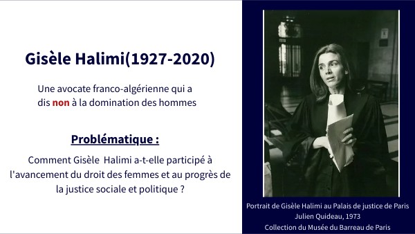 Gisèle halimi | Genially