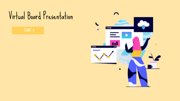 Virtual Board Presentation - Template | Genially