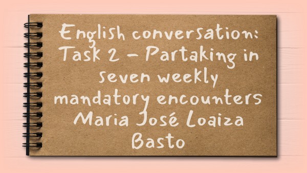 E-journal English conversation