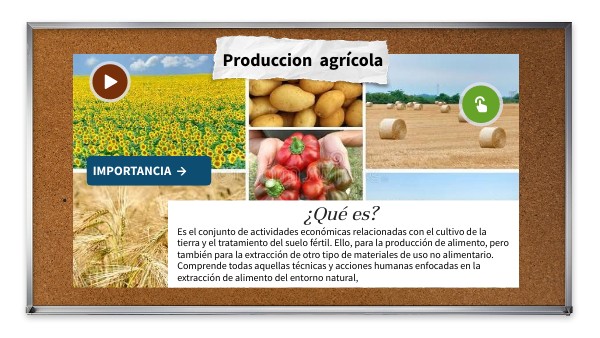 Producción agrícola