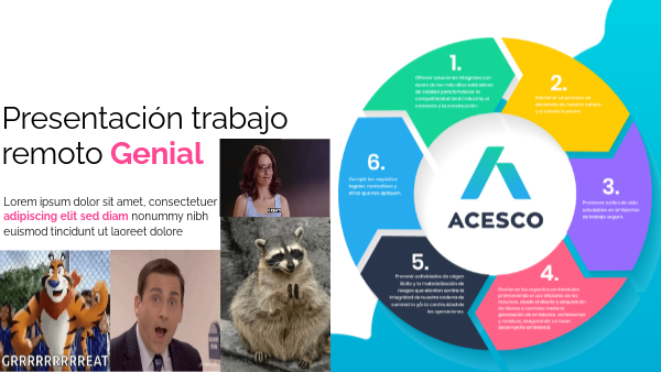 PRESENTACIÓN TRABAJO REMOTO GENIAL VIBRANT | Genially