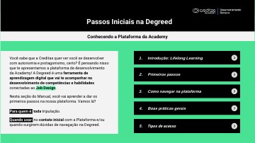 Manual Plataforma Academy | Passos iniciais | Genially