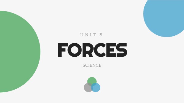 PRESENTACIÓN UNIDAD 5: FORCES