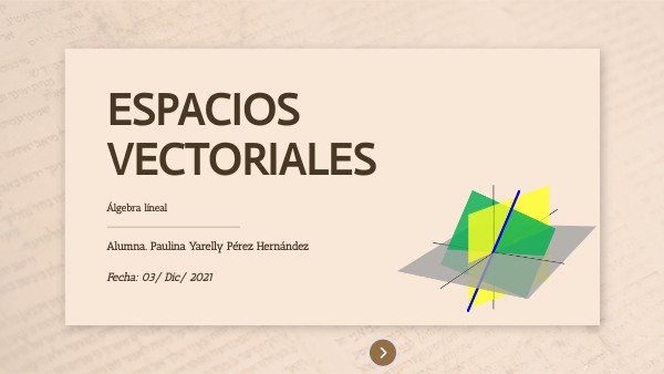 Espacios Vectoriales
