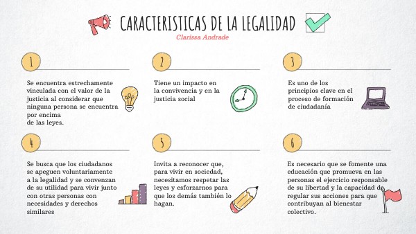 Caracteristicas de la legalidad -Clarissa Andrade-