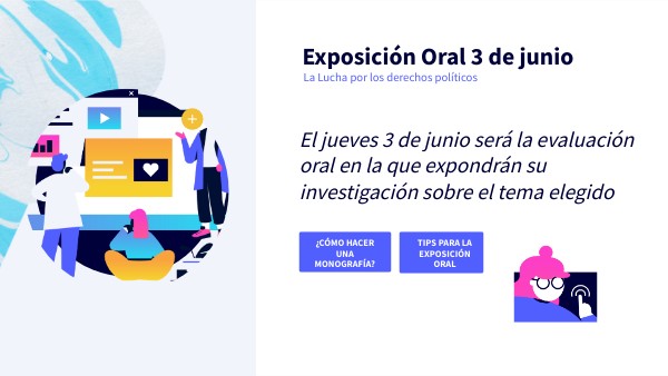 Aclaraciones para el trabajo del 3 de junio | Genially