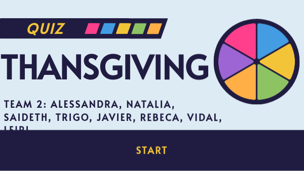 Quiz of thanksgiving | Genially