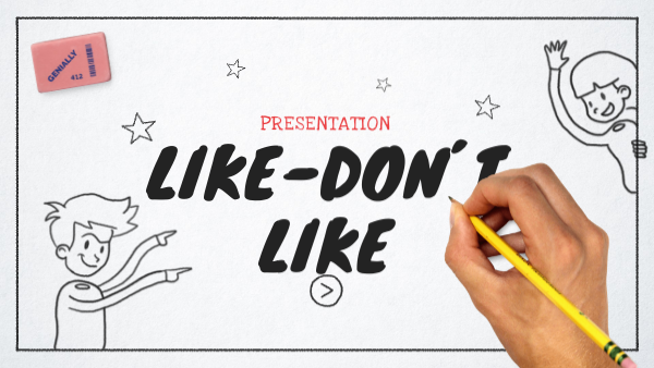 like and don´t like | Genially