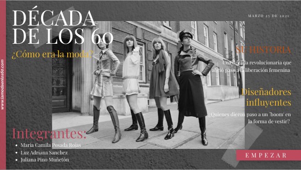 Moda en los años 60