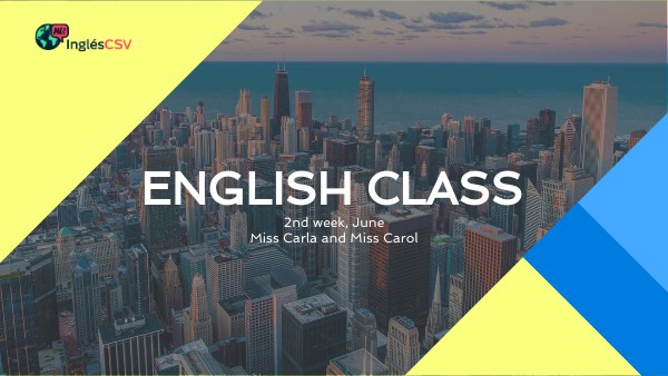 8TH ENGLISH CLASS 3 W2 JUNE