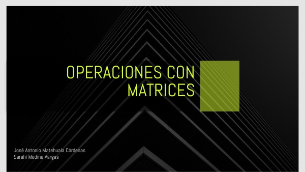 MATRICES