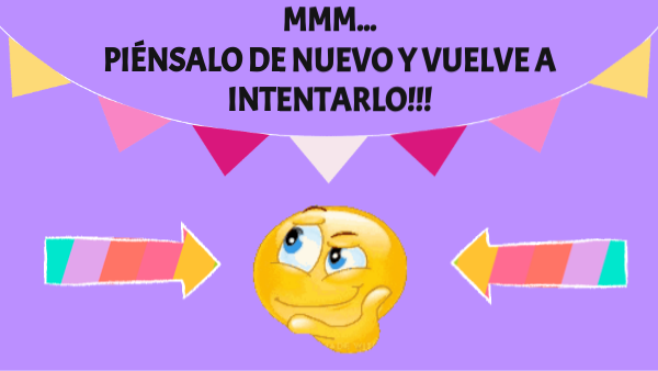 ¡vuelve a intentarlo!