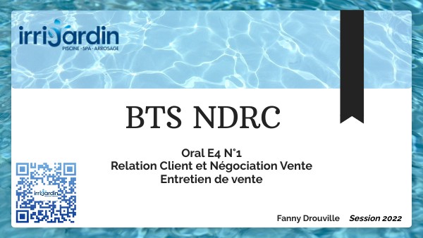 Oral E4 n1 entretien vente | Genially