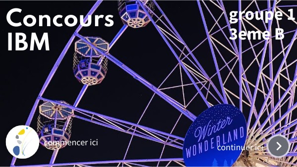 concours ibm | Genially