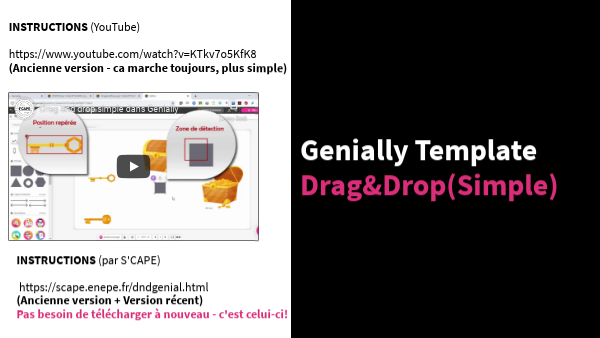 Drag & Drop (Simple) - TEMPLATE | Genially