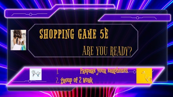 shopping game | Genially