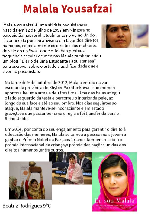 Biografia de Malala Yousafzai | Genially