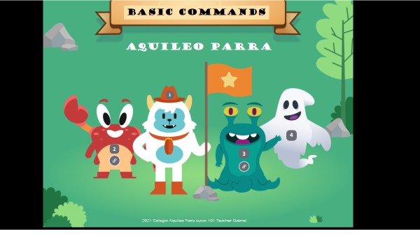 Commands in English | Genially