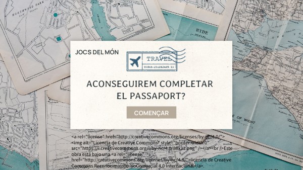 TC - ACONSEGUIREM EL PASSAPORT? | Genially