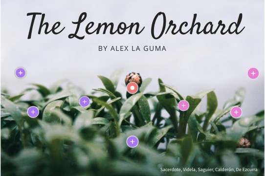"The Lemon Orchard" by Alex la Guma