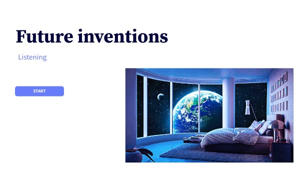 A2 Listening - future inventions | Genially