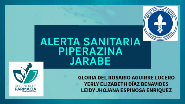 PIPERAZINA JARABE | Genially