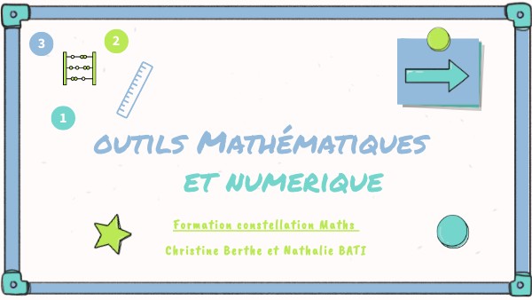 Outils numériques constellations maths CSP_2023 | Genially