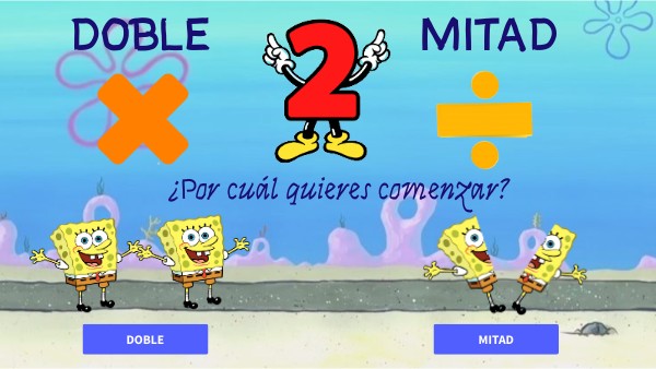 El Doble o Mitad de un número | Genially