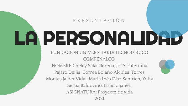 la personalidad | Genially