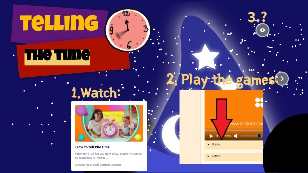 Telling the time:) | Genially