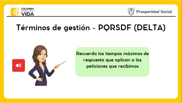 2.5.1 Términos de gestión - PQRSDF (DELTA) | Genially