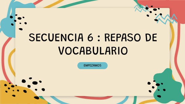 REPASO VOCABULARIO