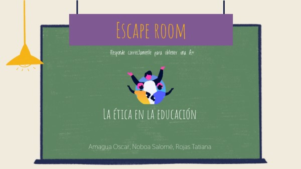 ESCAPE ROOM EDUCACIÓN